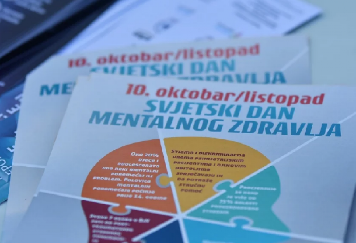 Svjetski dan mentalnog zdravlja obilježen promotivnom šetnjom i izložbom radova